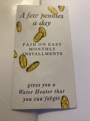 1930 Keystone Water Heater Brochure | eBay