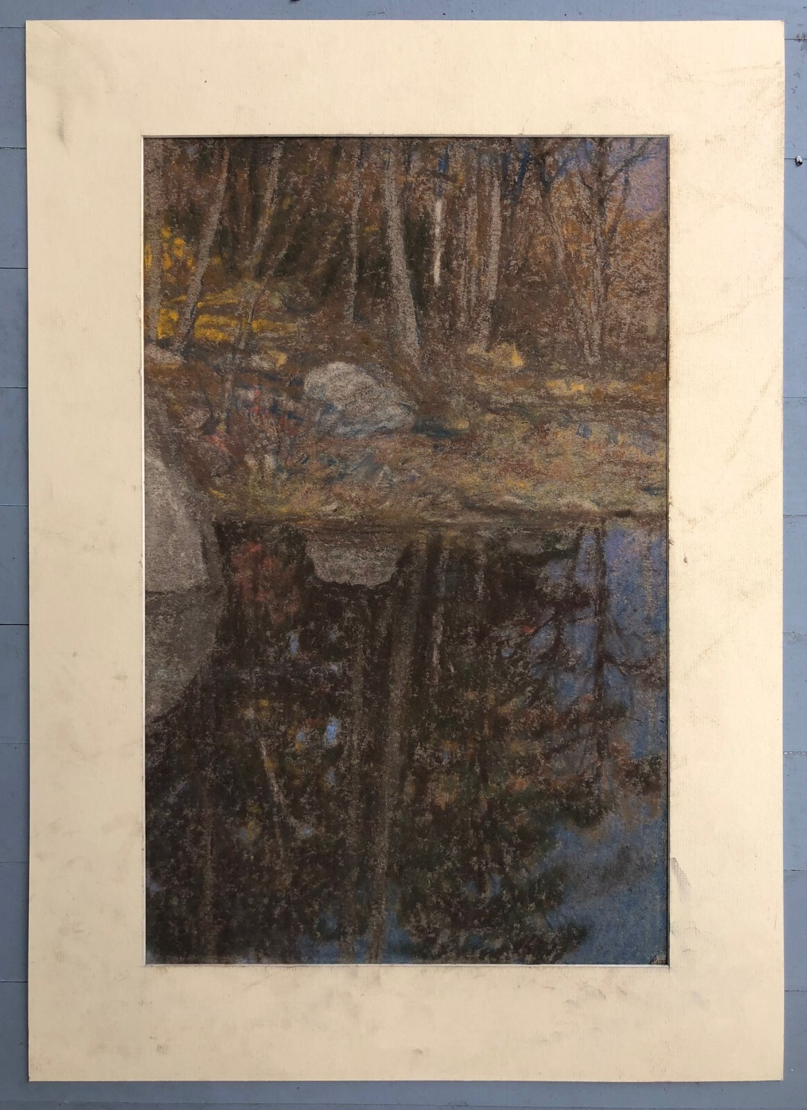 William CLOSSON well listed pastel reflective landscape BOSTON ART CLUB ...
