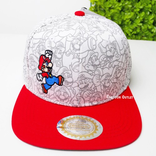 Super Mario Nintendo Controller Gear Snapback Cap Mario Jumping New | eBay