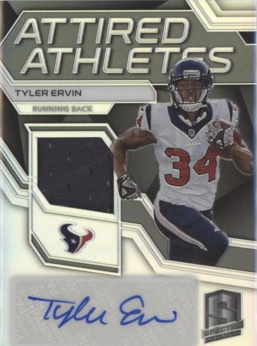 2017 Panini Spectra - Attired Athletes Tyler Ervin #AA-TE /99 (AU, MEM ...