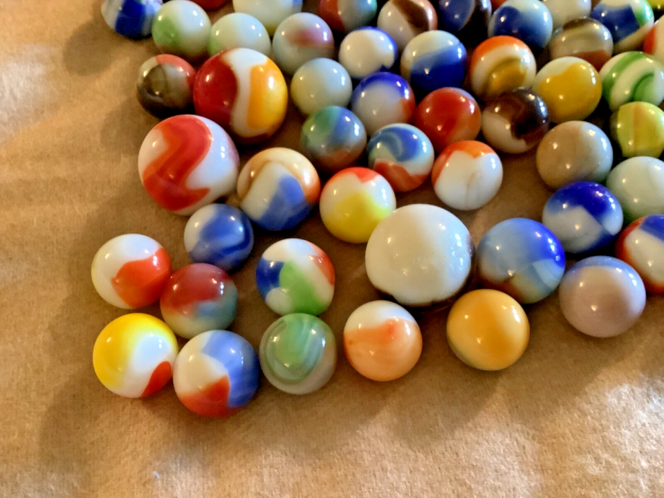 Vitro Marble King Marbles Lot, Vintage, Some Real Beauties! | eBay