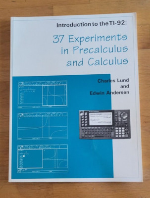 37 Experiments in Precalculus and Calculus | eBay