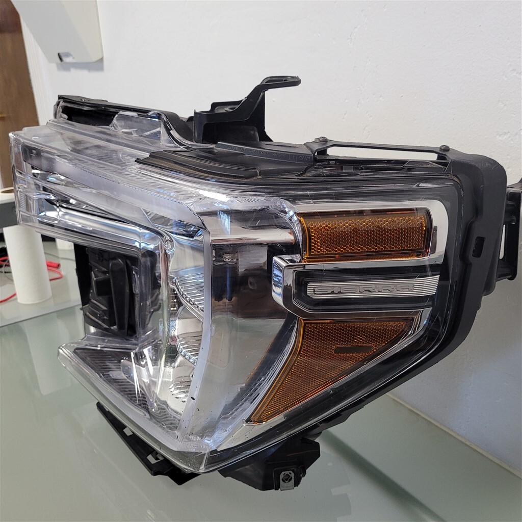 PARTS ONLY-19-21 GMC SIERRA 1500 AT4 LIMITED LEFT DRIVER HEADLIGHT ...