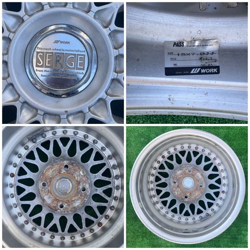 Work Serge Aluminum Wheels 15 7.0J Set Of 2 - Brand Work- Model Name ...