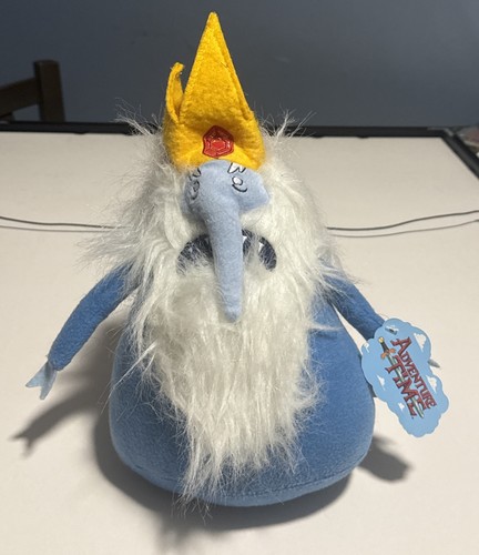 Adventure Time Plush New w Tags Cartoon Network Ice King Blue White ...