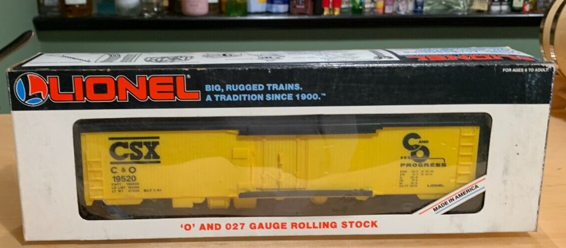 Lionel 6-19520 O Gauge CSX Reefer Car Excellent Shape in Box | eBay