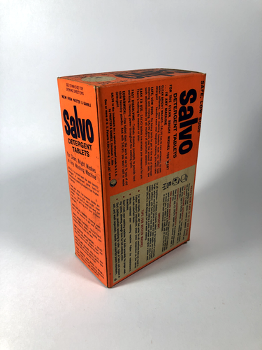 Vintage SALVO Laundry Detergent Soap Tablets- 2/3 FULL Box | eBay