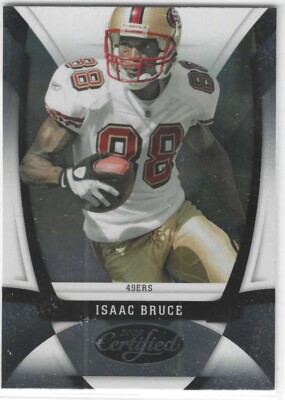 2009 Certified #105 Isaac Bruce HOF San Francisco 49ers Memphis | eBay
