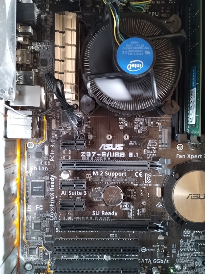 Asus Z97-E/USB 3.1 Motherboard i7-4771 CPU 16GB RAM IO Shield Heatsink ...