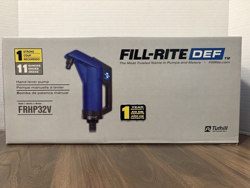 Fill-Rite FRHP32V Hand Lever Piston Drum Pump Nozzle Polypropylene 3/4 ...