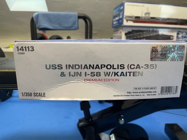 Academy - 14113 - USS Indianapolis - CA-35 - Premium Edition - 1:350 ...