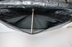 Vintage ALFRED ROTH Black Ostrich Leather Tote Bag Hand Bag Top Handle ...