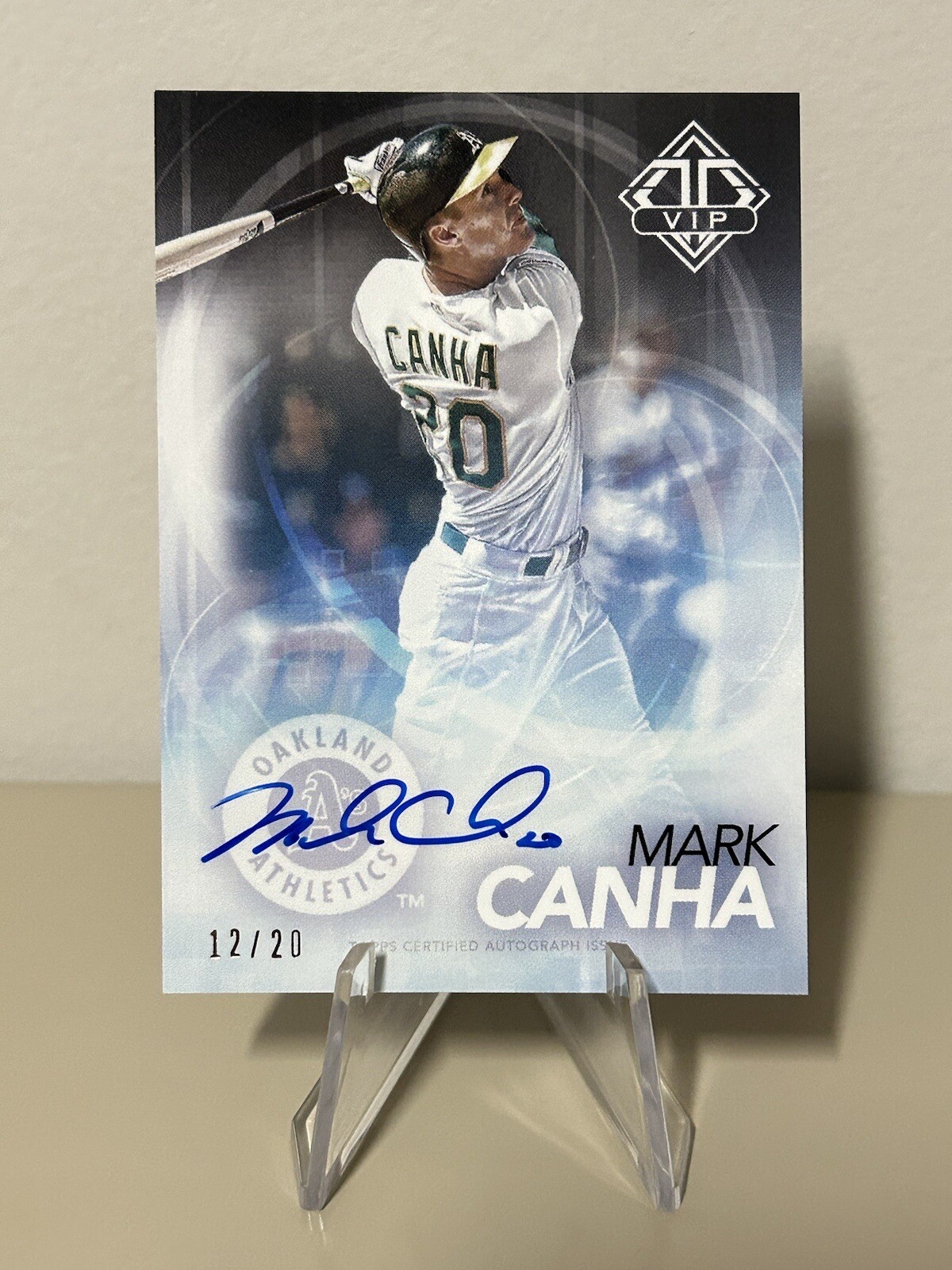 2021 Topps Transcendent VIP Party Mark Canha Autograph Oakland ...