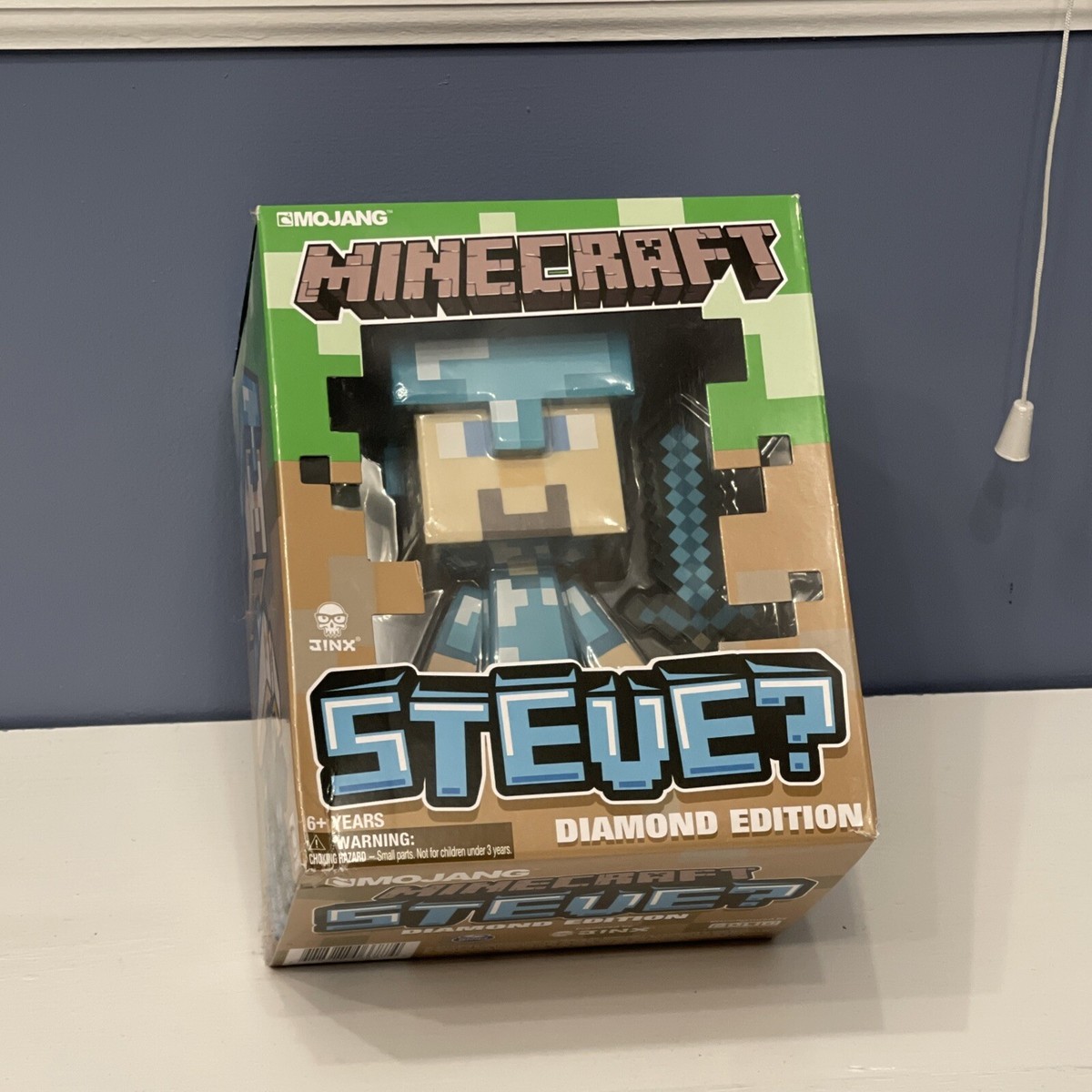 Minecraft Exclusive Diamond Steve SDCC 2022 Mattel Minecraft Diamond