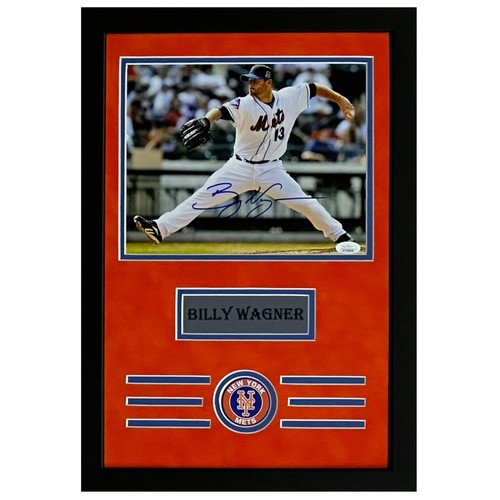 Billy Wagner Hand Signed & Framed 8x10 Photo (JSA) | eBay