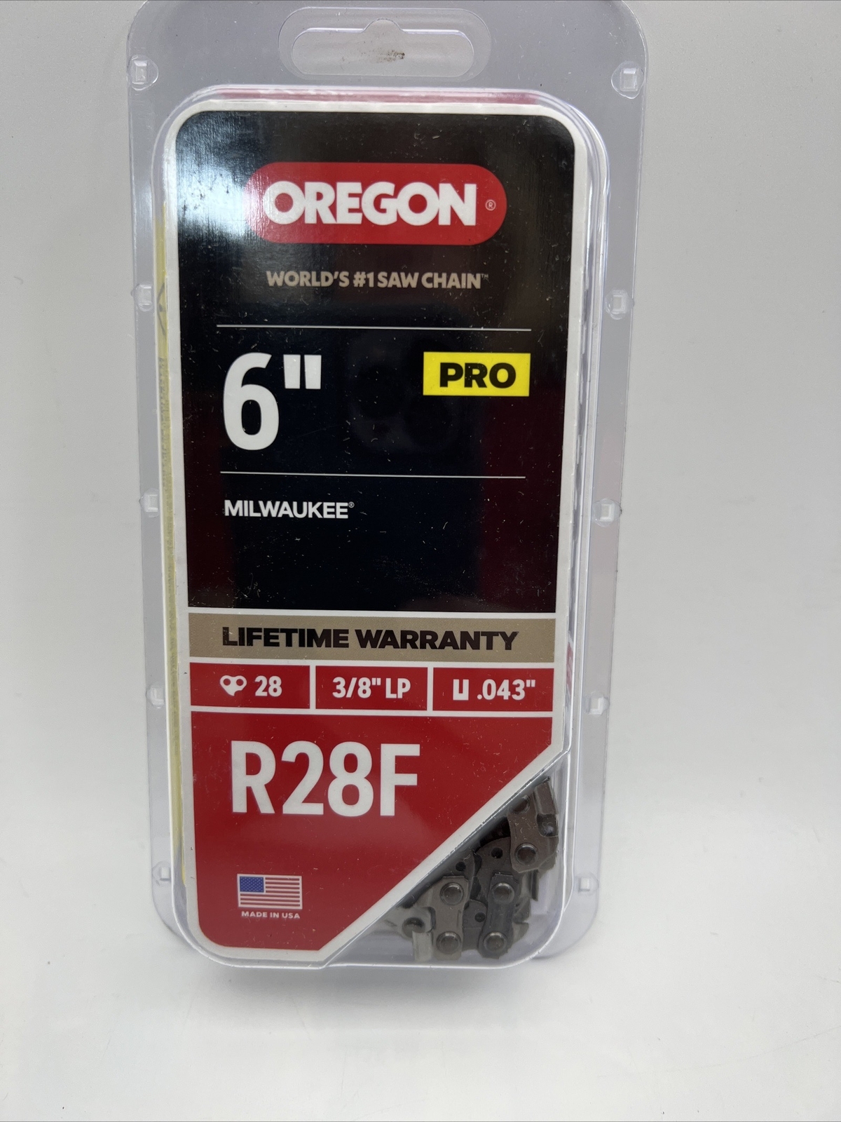 Oregon R28F Polesaw Chain for 6” Bar fits Milwaukee 2527-20 for sale ...