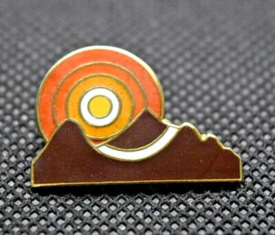 Colorado Sunset Mountain Range Ski Lapel Pin | eBay