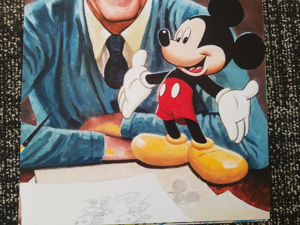Walt Disney with Mickey Mouse Portrait Poster Print 11x17 | eBay