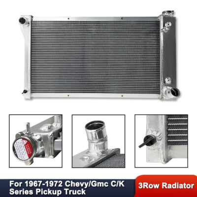 For Chevy C10/C20/K10/K20 GMC Pickup Truck 1967-1972 3Rows Racing ...