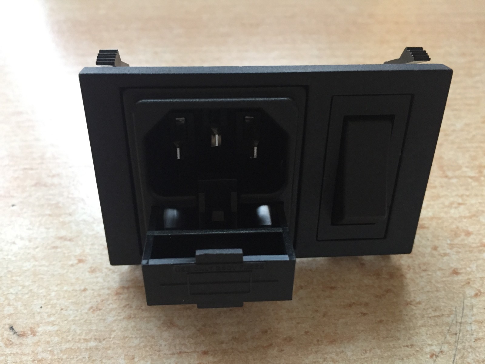 BZH01/Z0000/01 Power Entry Connector,Panel Mount Quick Connect 250 VAC ...