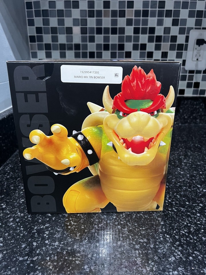 The Super Mario Bros. Movie 7 inch Feature Bowser Action Figure with ...