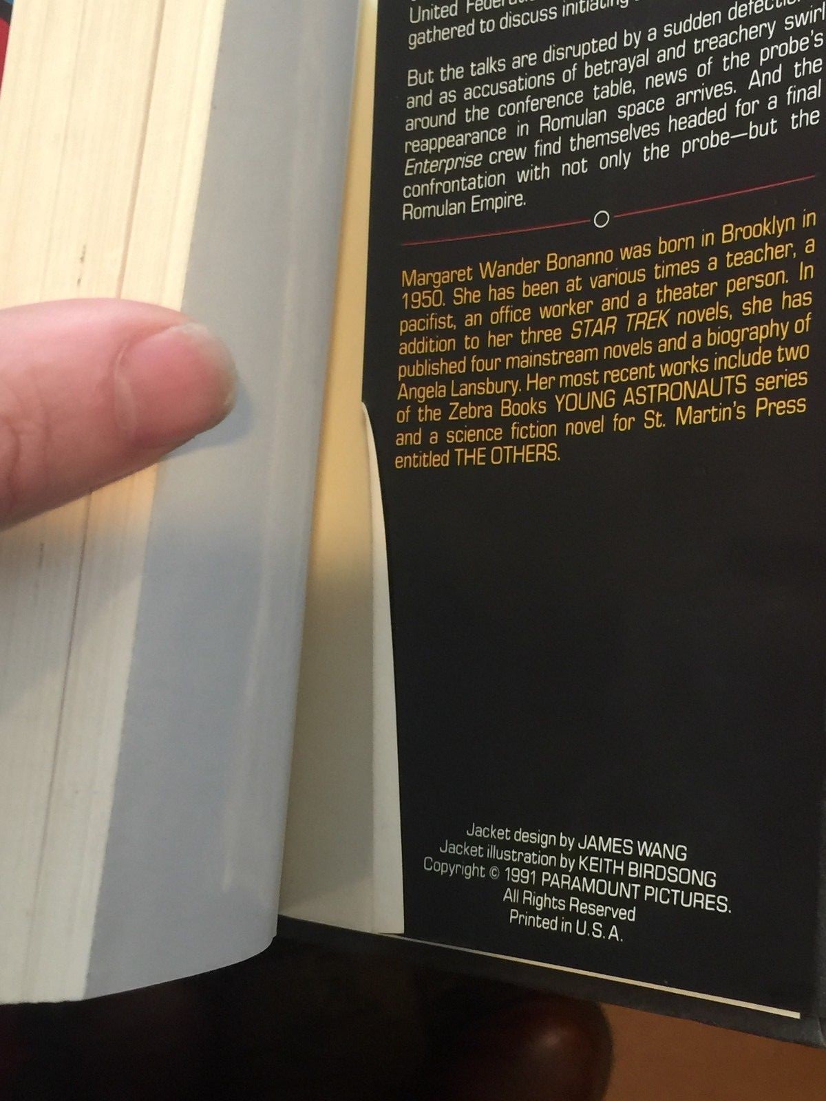 Star Trek Probe Margaret Wander Bonanno Hardback Book 1st Edition 1992 ...