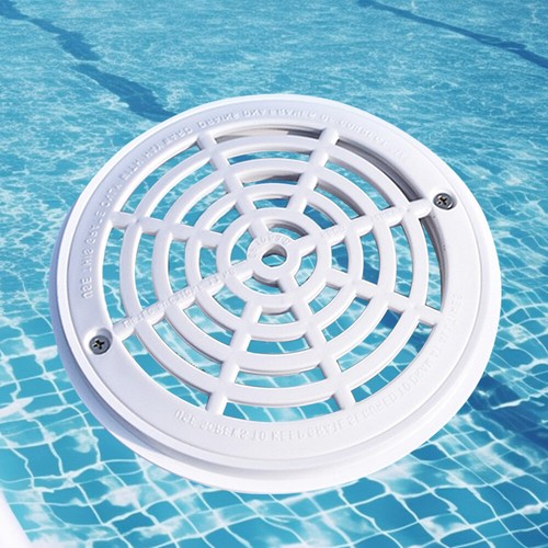8" Pool Main Drain Cover The Top Grate Bottom Mounting Plates Pool ...