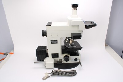 Nikon Eclipse E800 Microscope w/ Objectives Fluor 40X/0.80W DIC 10X/0 ...