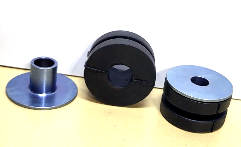 Lot of 8 New 1 1/2" Wide X 7/8" Tall Rubber Mounts 40mm Wide 10MM Bolt ...