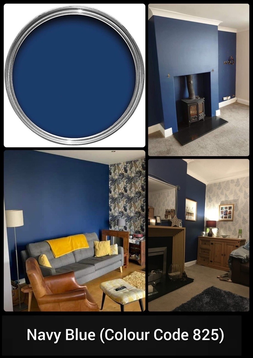 Navy Blue Wall Paint Splotches 15 Perfect Wall Colours To Transform