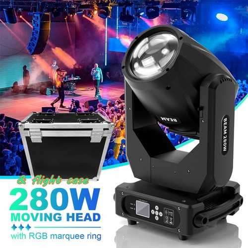 280W 10R Beam RGBW Moving Head Light Stage Rainbow Lighting DMX DJ Show ...