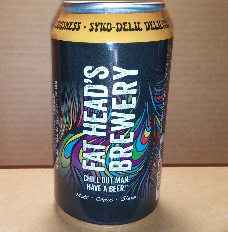 Hippy Sippy Imperial Stout 12 oz beer can Fat Head’s Brewery ...