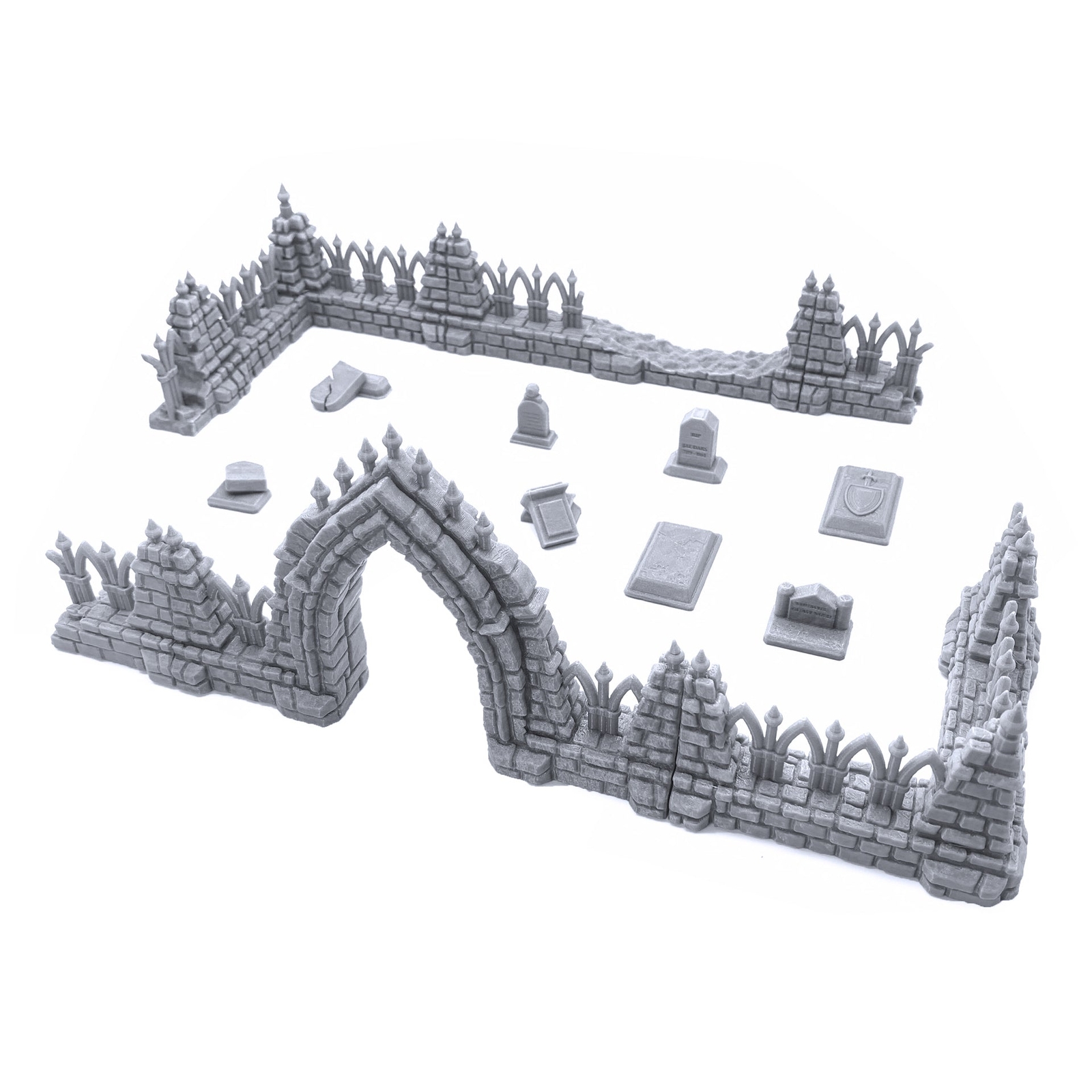 Cemetery Ruins Bundle by Terrain4Print, 3D Printed Tabletop RPG Scenery ...