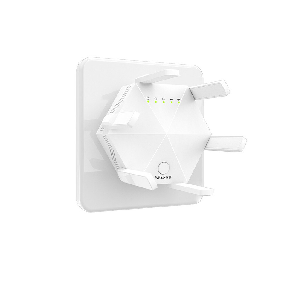 Wifi Range Extender Dual-Band 1200M Gigabit Reception Wireless Router ...