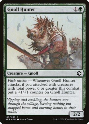 GNOLL HUNTER X 4 N/M ADVENTURES IN THE FORGOTTEN REALMS MTG | eBay