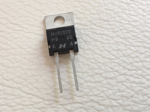 5 MUR1520 MUR1520 U1520 Ultra-fast Recovery 15A 200V Si 2 Pin BY HSRRIS ...