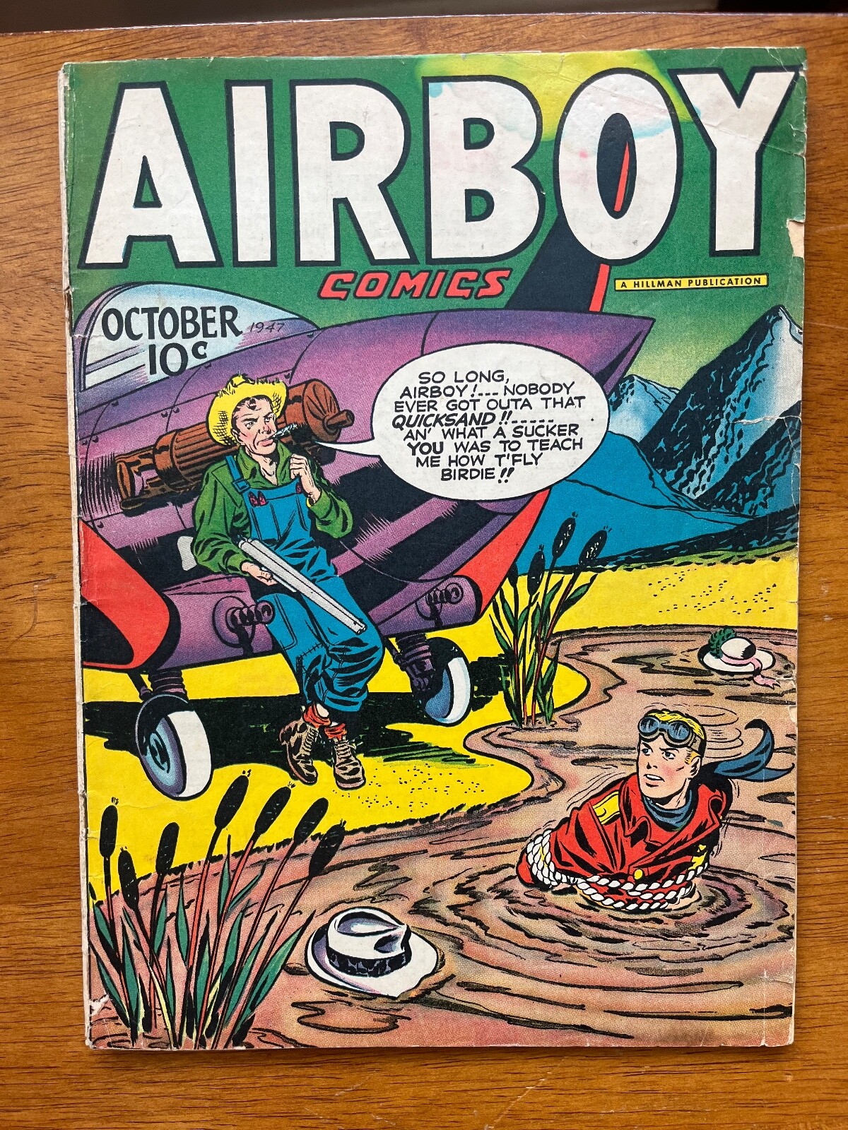 Airboy Comics v4 #9 1947 - Hillman Golden Age - Jack Kirby - 3.0-3.5 | eBay