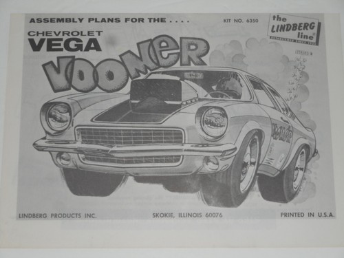 LINDBERG CHEVROLET VEGA VOOMER Model Kit 6350 Assembly Instructions | eBay