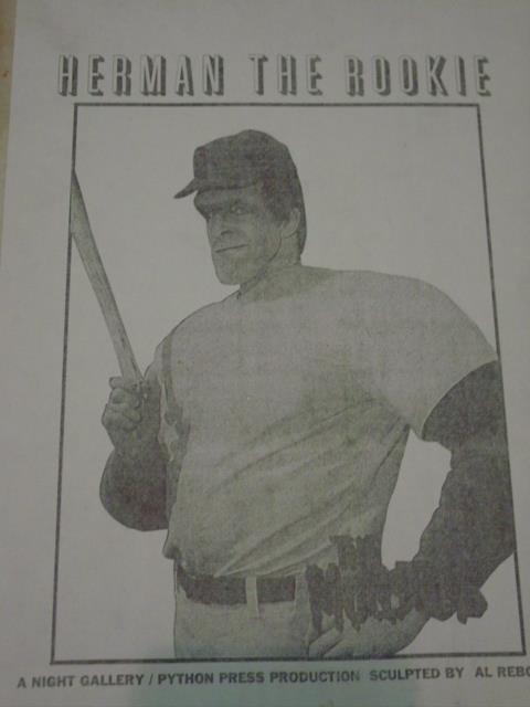 Python - HERMAN THE ROOKIE - Munster Baseball Resin Model Kit (NIB ...