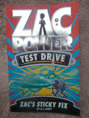 ZAC POWER TEST DRIVE ZAC"S STICKY FIX H.I. LARRY P/B | eBay Australia