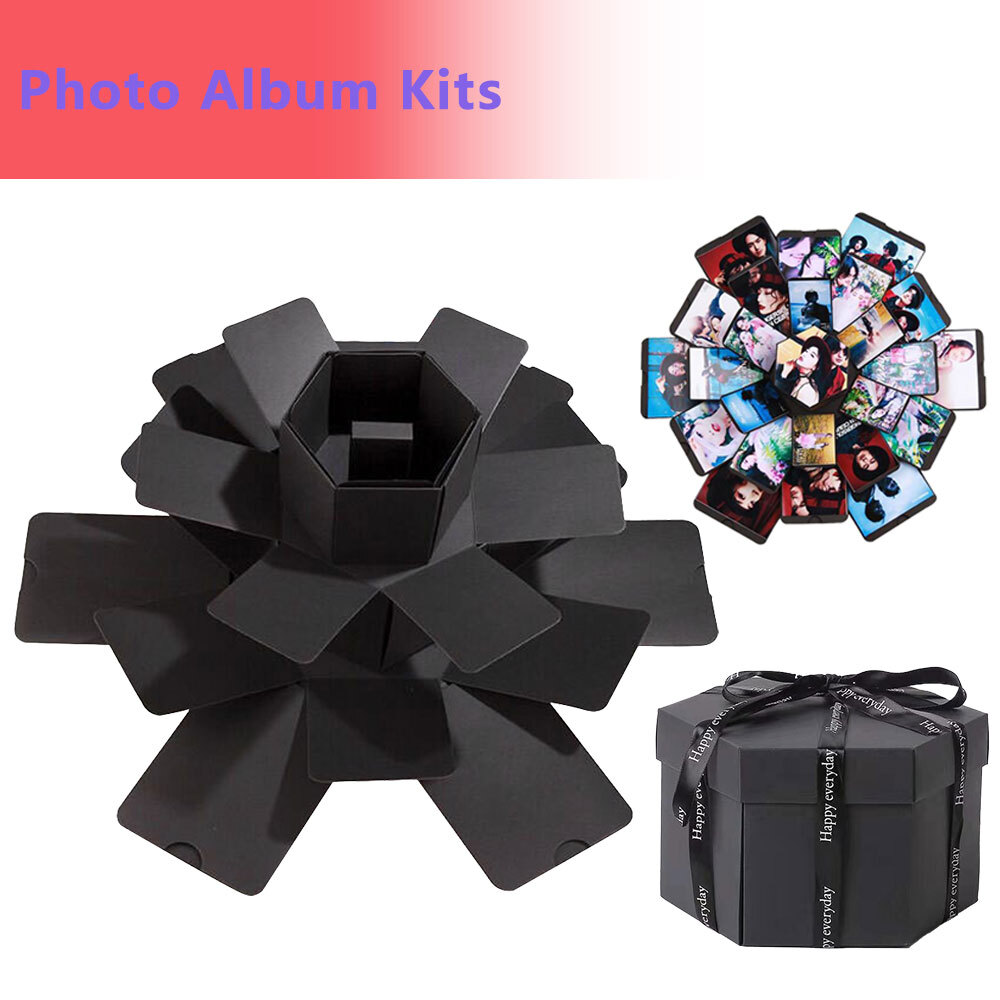 Explosion Box Creative Surprise Scrapbook Photo Birthday Gift Memory ...
