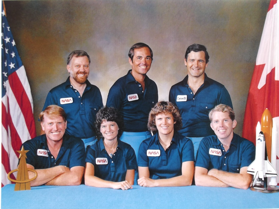 STS 41- G Shuttle Mission 1984 Complete Crew Signed Crippen, Ride ...