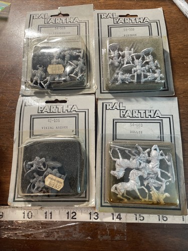New Sealed Ral Partha Fantasy Miniature Figurines Lot Of Four DnD Set ...