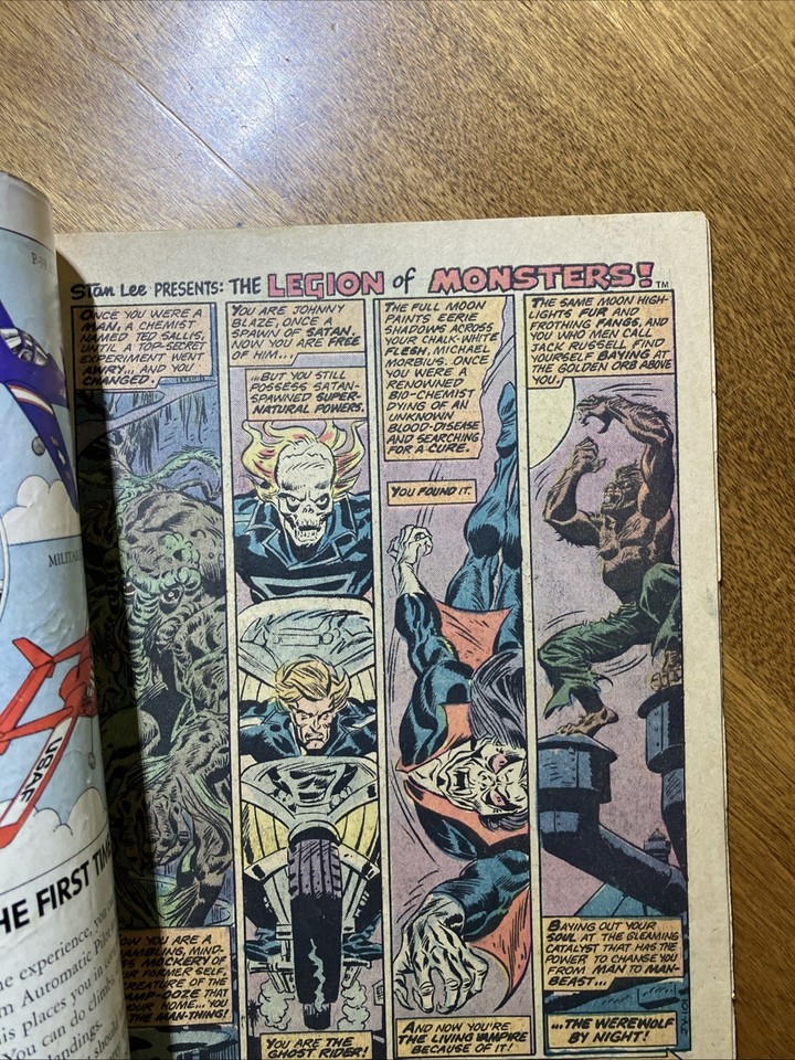 Marvel Premiere #28 - 1st Team Appearance & Origin - Legion of Monsters ...