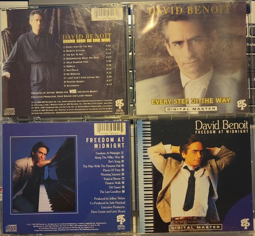 Lot 2-CDs David Benoit Every Step of Way Freedom at Midnight FAST SHIP FROM USA | eBay