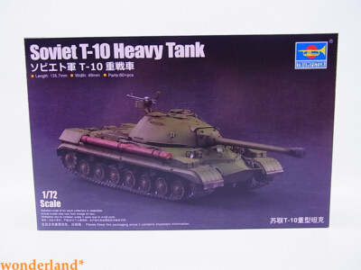 Trumpeter 07152 Soviet T-10 Heavy Tank 1:72 scale Bausatz NEU in OVP | eBay