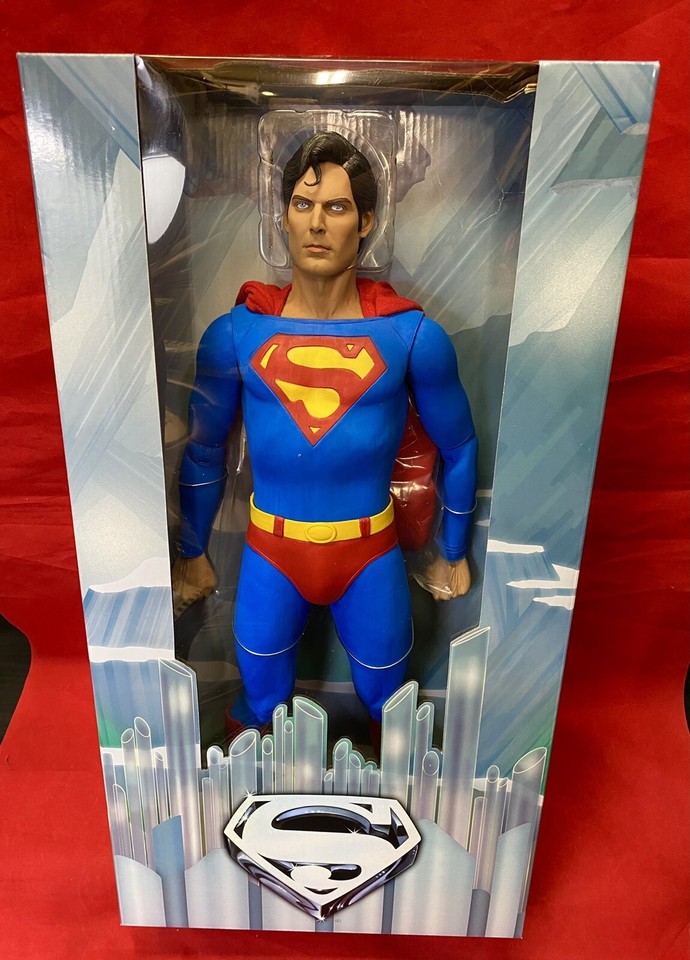 NECA Superman (Reeve) 1/4 Scale 18 Inch Figure Action Figure New Ships ...