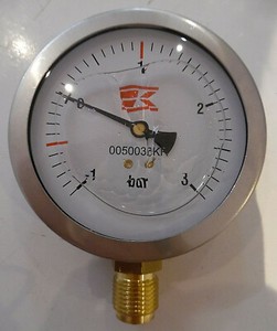 SLURRY TANKER (universal) PRESSURE GAUGE 1/2" 100MM GLYC. | eBay