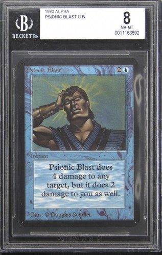 1993 Alpha Psionic Blast Uncommon Magic: The Gathering Card BGS 8 | eBay