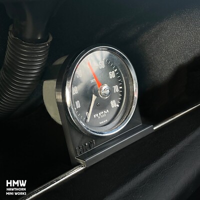 Classic Mini Clip On 80mm Rev Counter Holder Gauge Pod - Smiths ...